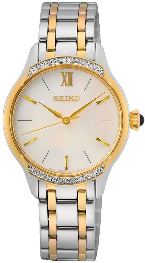 Наручные часы, нерж. сталь, бриллиант