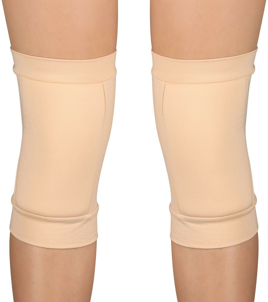 Наколенники для гимнастики и танцев Indigo Sm-113-b бежевый размер M