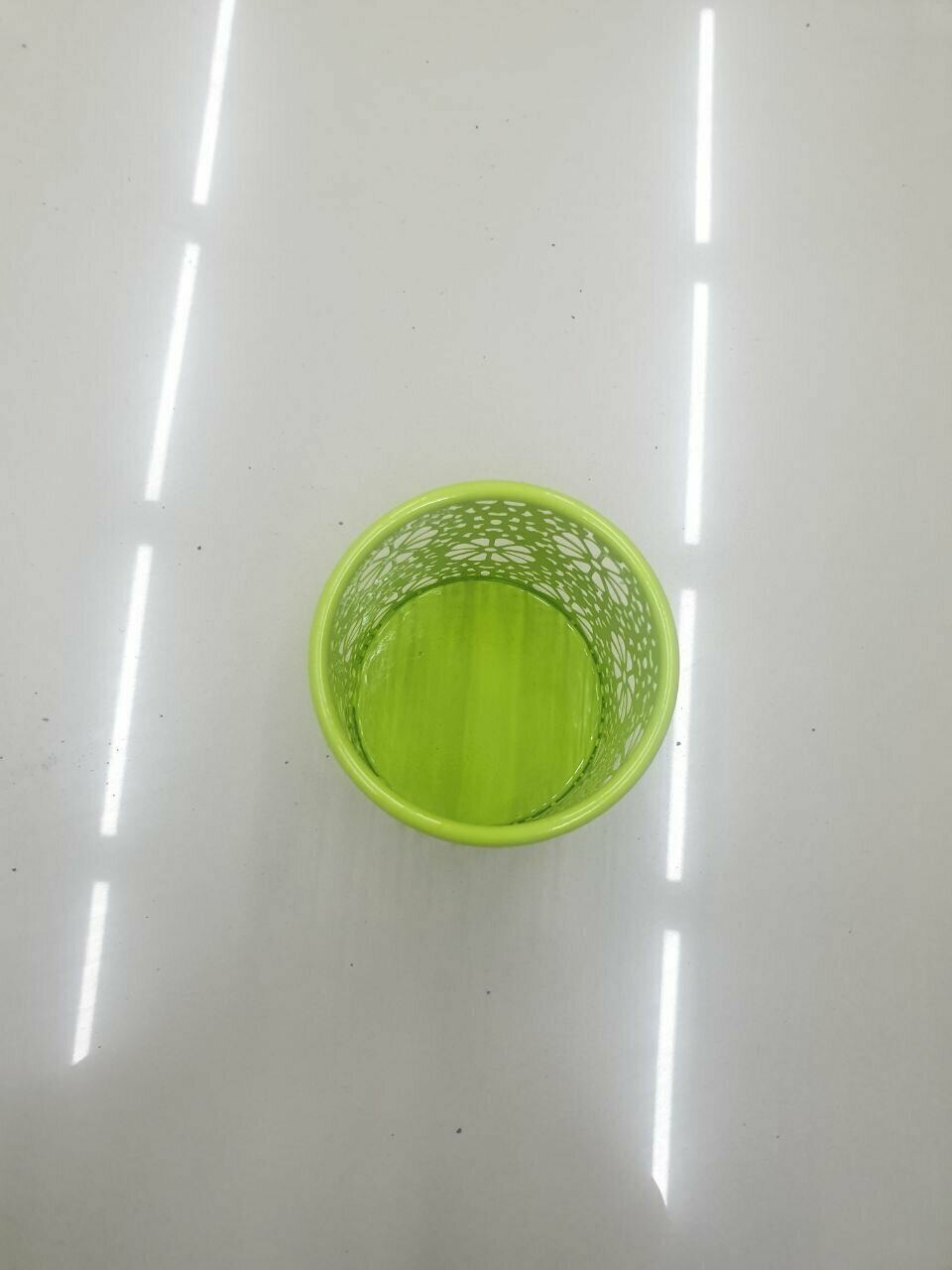 Стакан с узором asmar металл круглый(салатовый)