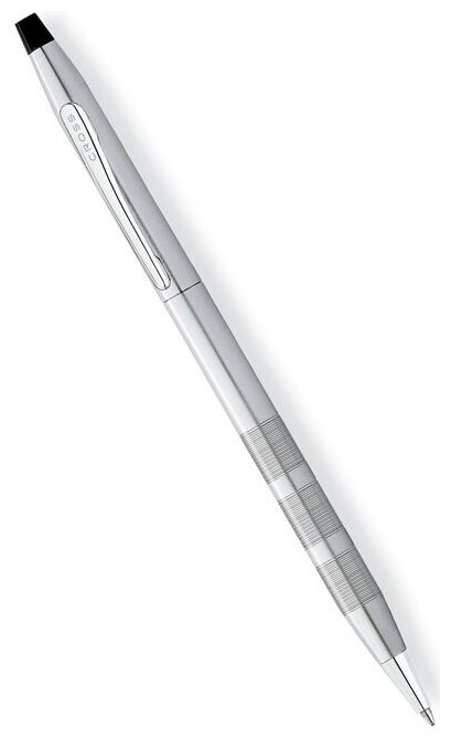 Cross AT0082-14 Шариковая ручка cross century classic, new trophy, satin chrome