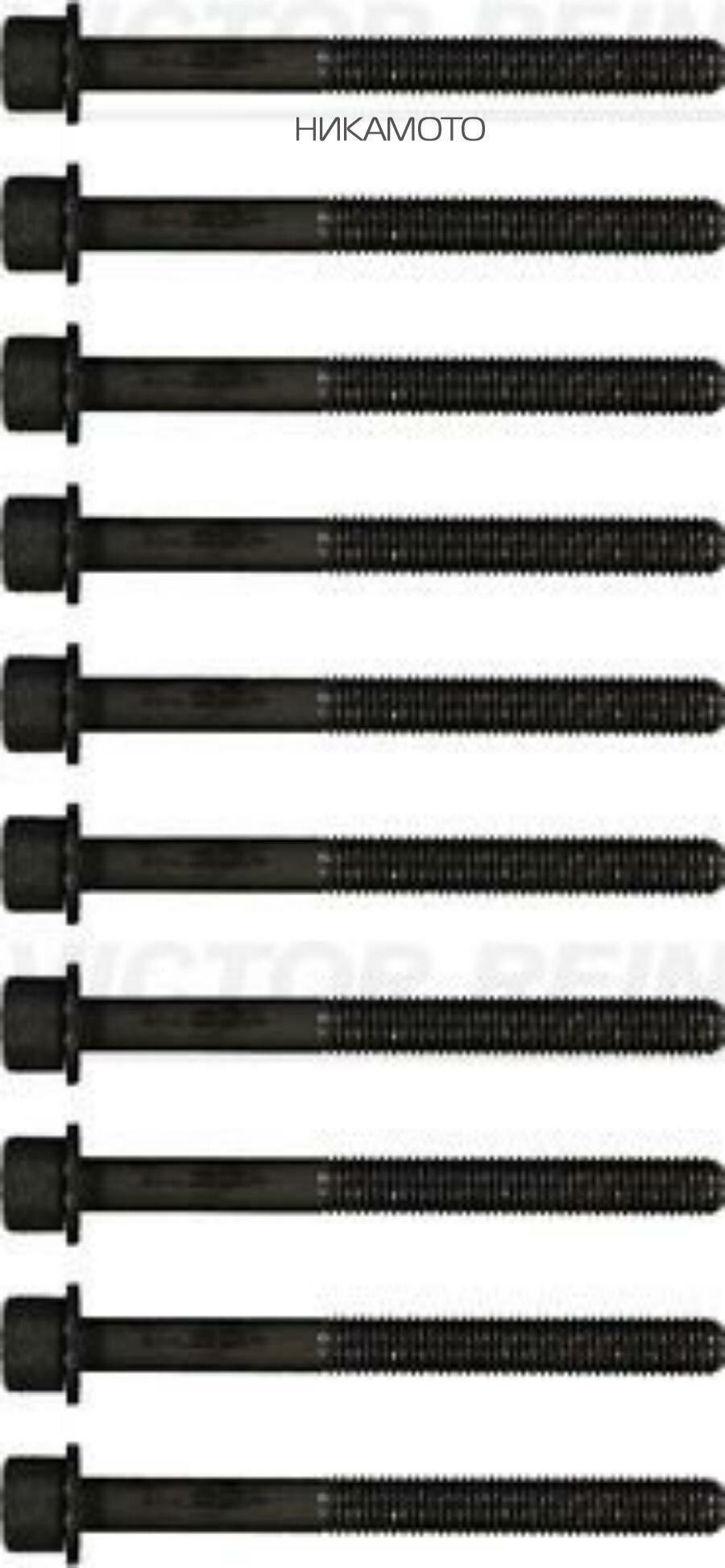 VICTOR REINZ 14-55056-01 Болт ГБЦ NISSAN X-Trail (2001-2014) комплект
