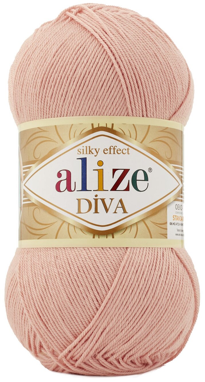 Пряжа Alize "DIVA" (5 мотков по 100г) микрофибра-акрил 363