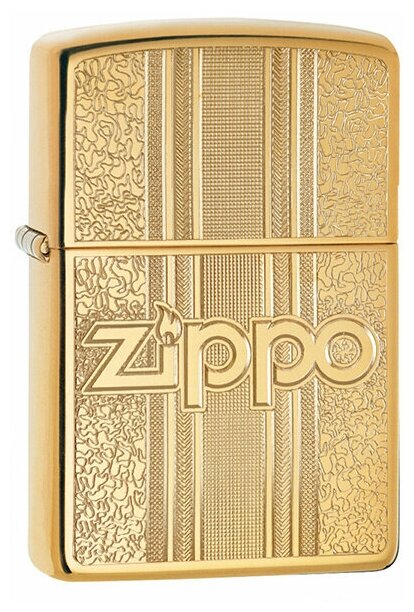 Зажигалка Zippo 29677 Бензиновая Pattern Design High Polish Brass