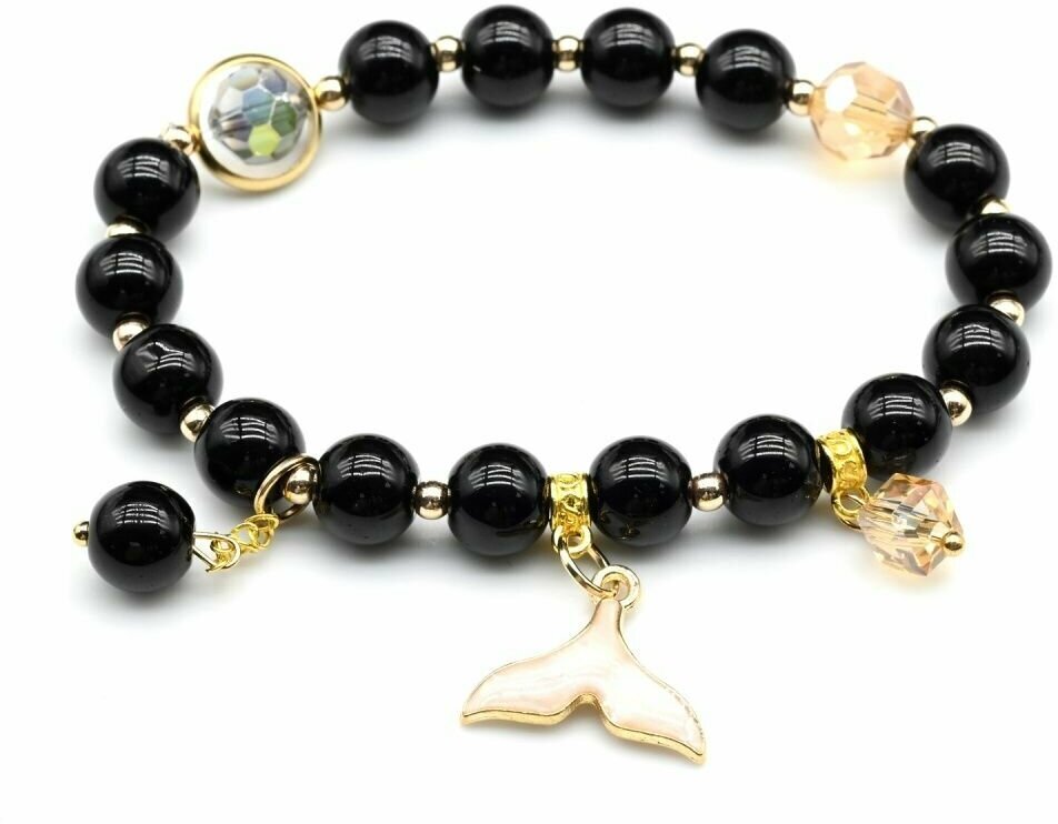 Браслет-цепочка, искусственный камень