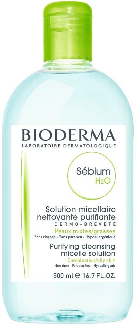 BIODERMA Sebium H2O Мицеллярная вода для жирной и комбинированной кожи 500 мл