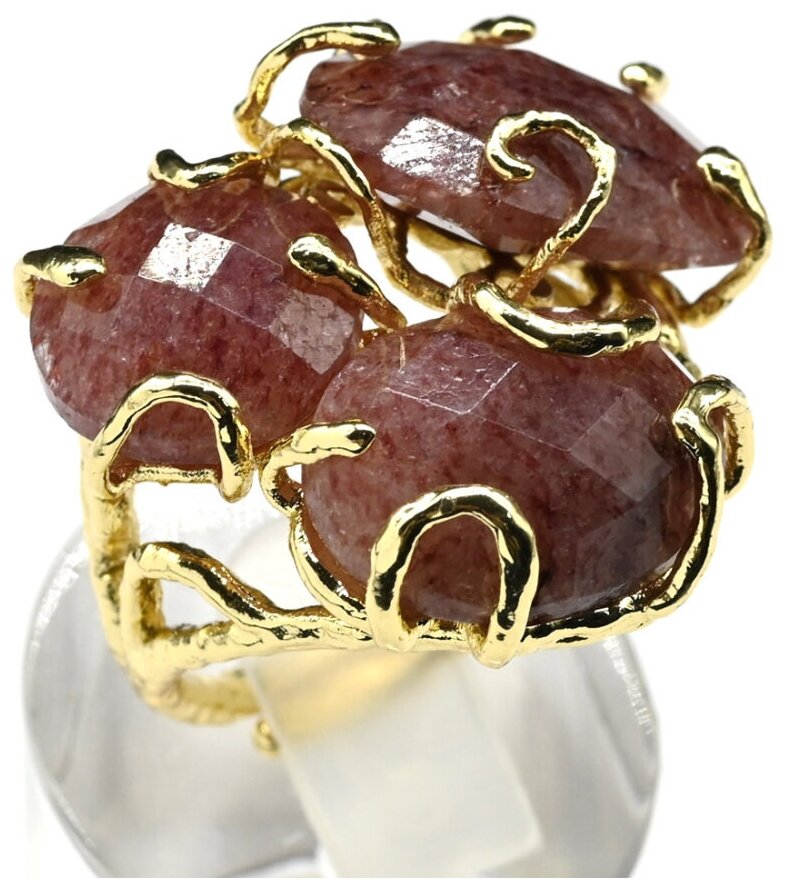 Кольцо, кварц, кварцит