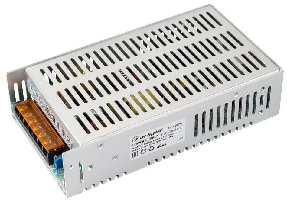 Блок питания Arlight JTS-250-24-A 24V 250W IP20 10,4A 025993