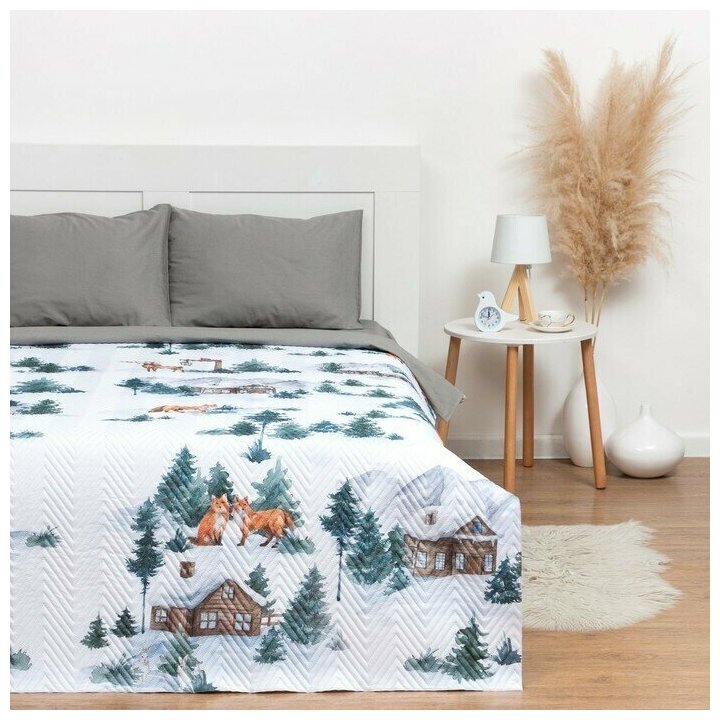 Покрывало Этель Евро Winter village, 230х210 см