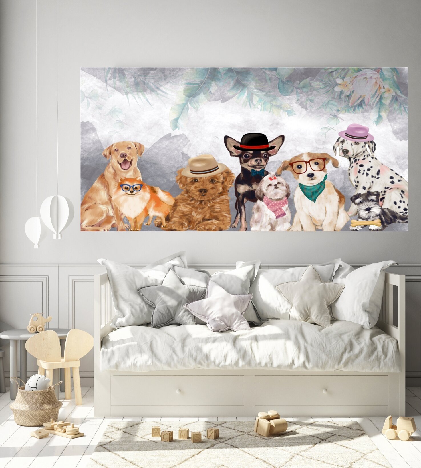 Фотообои "Собачки" 100х200 см.