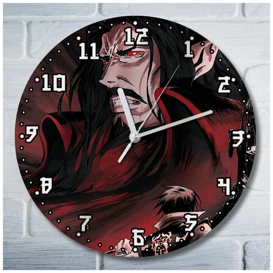 Настенные часы УФ игры Castlevania Lord of Shadow - 6636