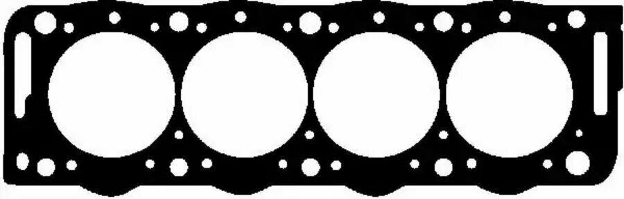 GLASER H1235410 Прокладка ГБЦ Citroen XM 2.1D 89-, Peugeot 605