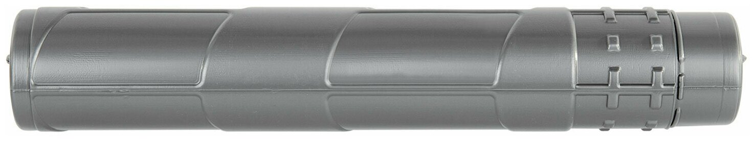 Тубус для чертежей телескопический, длина 36,5-64 см, формат А1, диаметр 6 см, серый, STAFF, 270560