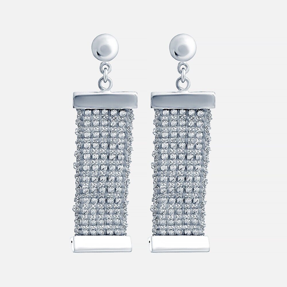 Серьги, серебро, 925 проба