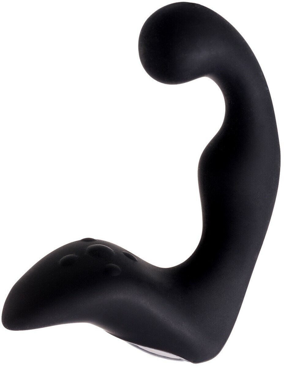Чёрный изогнутый вибростимулятор простаты Erotist Erotist Adult Toys