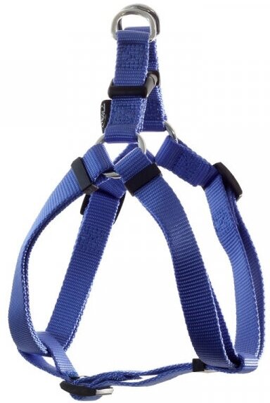 Triol Шлейка "Стандарт" нейлоновая для собак синяя Размер S