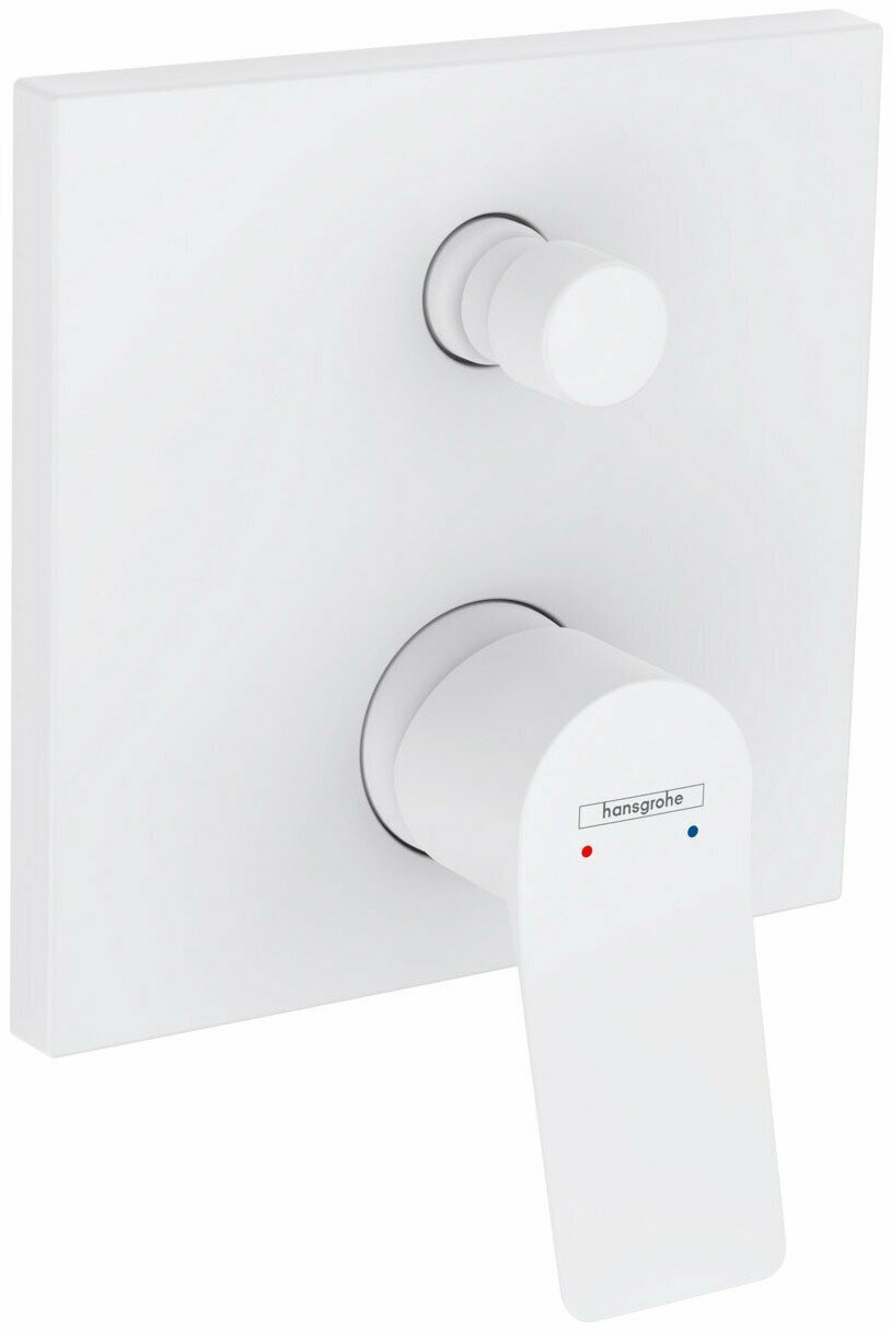 Смеситель для ванны Hansgrohe (Хансгрое) Vivenis, скрытого монтажа 75415700, белый матовый
