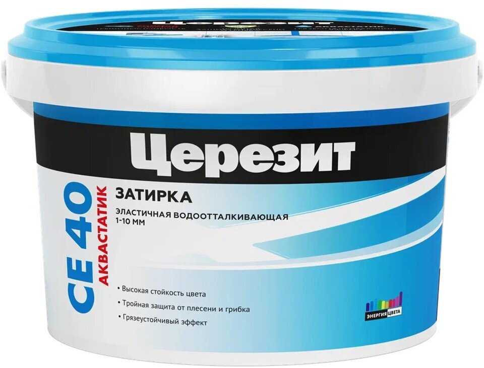 Затирка Ceresit се 40, №31, цвет Роса, ведро, 2 кг