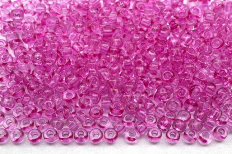 Бисер чешский PRECIOSA круглый 10/0 01192 розовый, 5 грамм