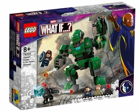 Конструктор LEGO Super Heroes Капитан Картер и штурмовик «Гидры» (LEGO 76201)