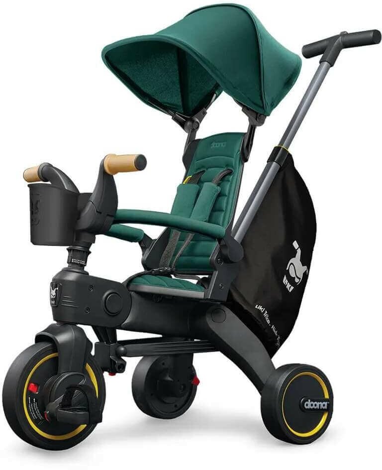 Simple Parenting Doona Liki Trike S5, детский трехколесный велосипед от 10 месяцев до 3-4 лет, цвет Racing Green