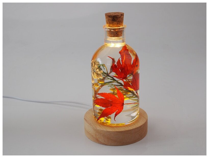 Пробка для лампы Epoxy Master, для эпоксидной смолы, 2,5x1,7 см, бежевый, 5 шт. — фото 1