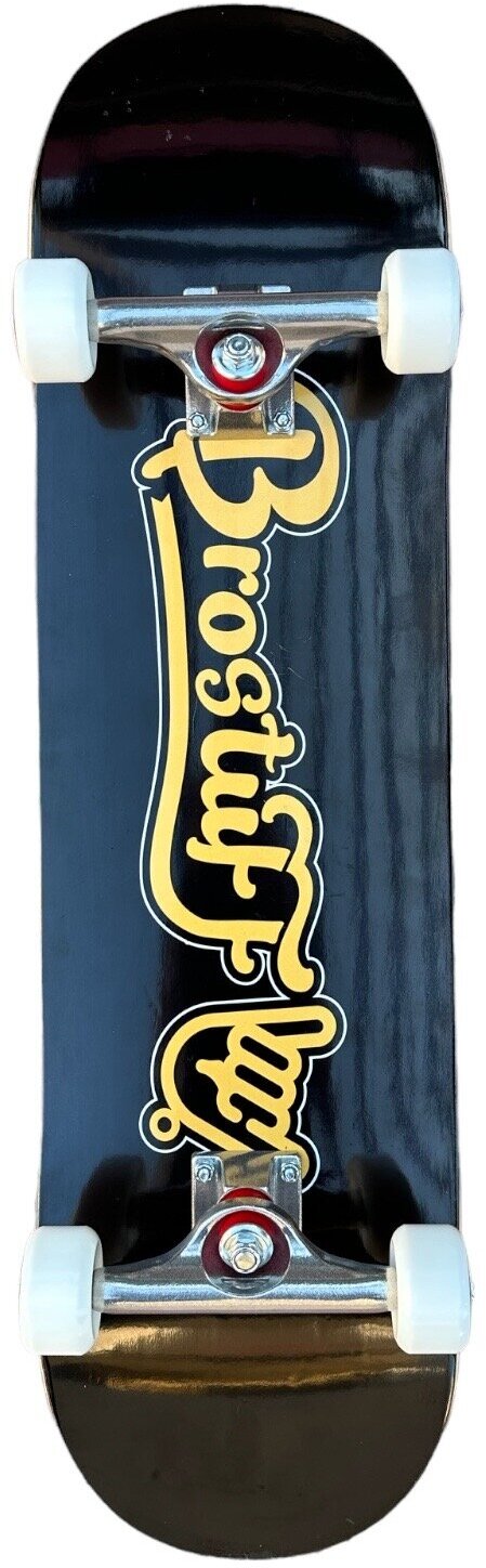 Скейтборд в сборе BroStuff original logo black, размер 8.25x31.625 (комплект)