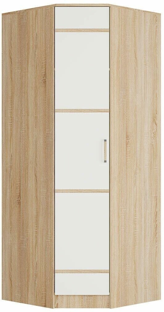 Шкаф угловой «Сакура» (Дуб сонома/Белый) БТС