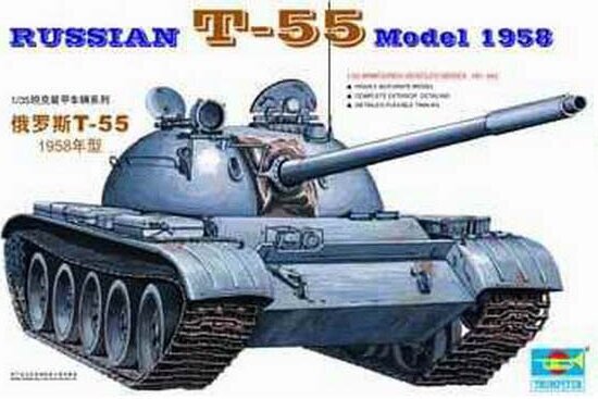 00342 Trumpeter Советский танк Т-55 А Масштаб 1/35