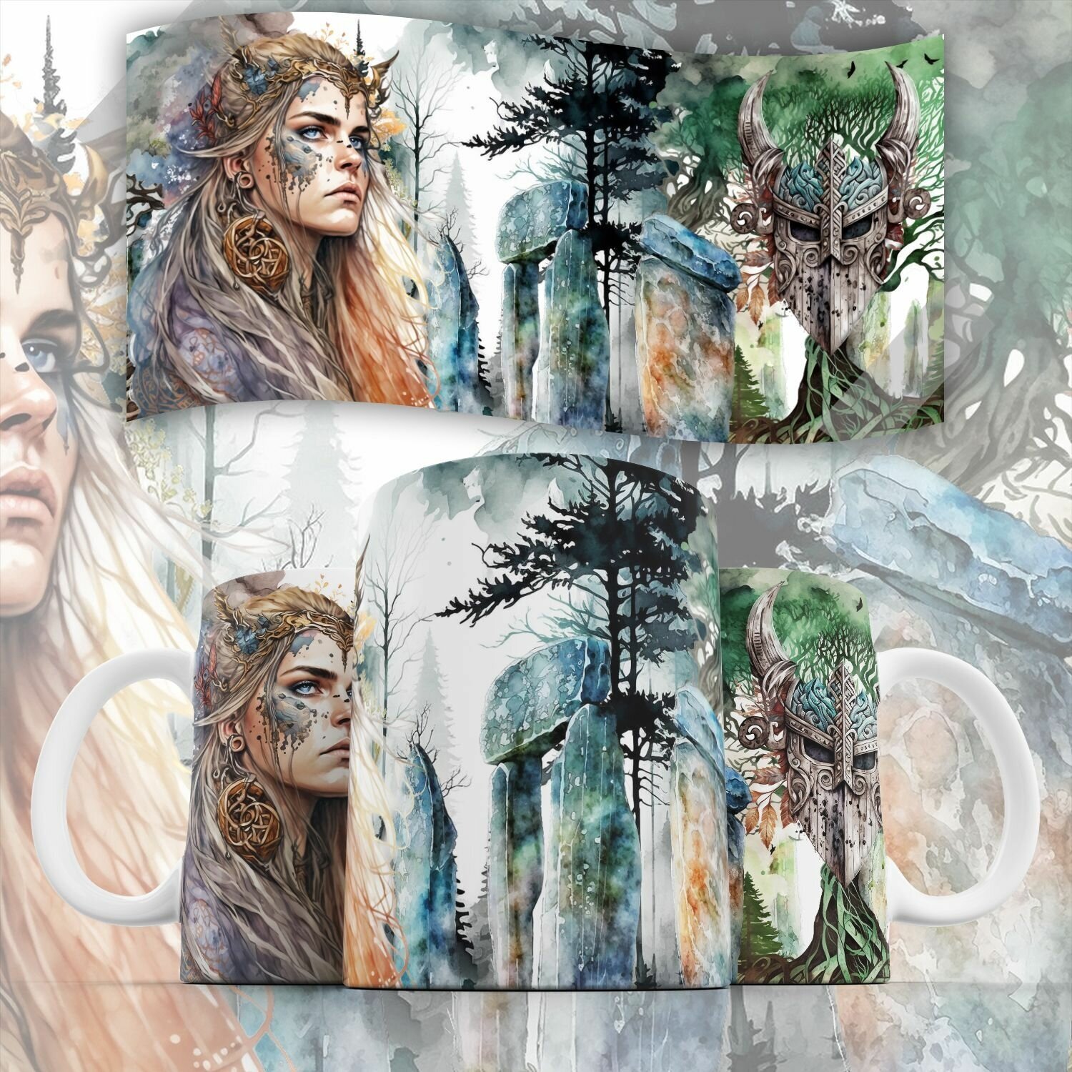 Кружка "Vikings / Викинги" Forte Print 330мл