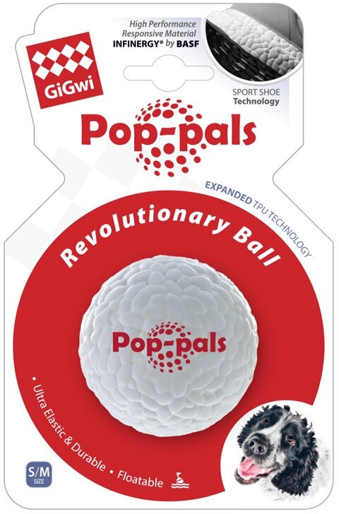GIGWI Игрушка для собак Мяч 6см, серия POP PALS (85028)