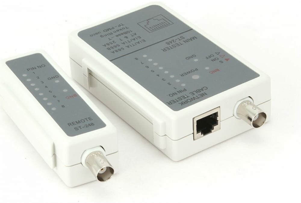 Тестер LAN для RJ-45, RG-58 Cablexpert NCT-1