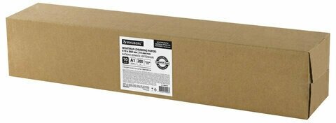 Ватман формат А1 (610х860 мм) гознак С-Пб, плотность 200 г/м2, комплект 10 л, водяной знак, BRAUBERG, 880775