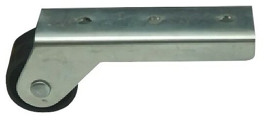 Ролик опорный 40 мм сталь/пластик с цинковым покрытием для надёжной опоры в комплекте