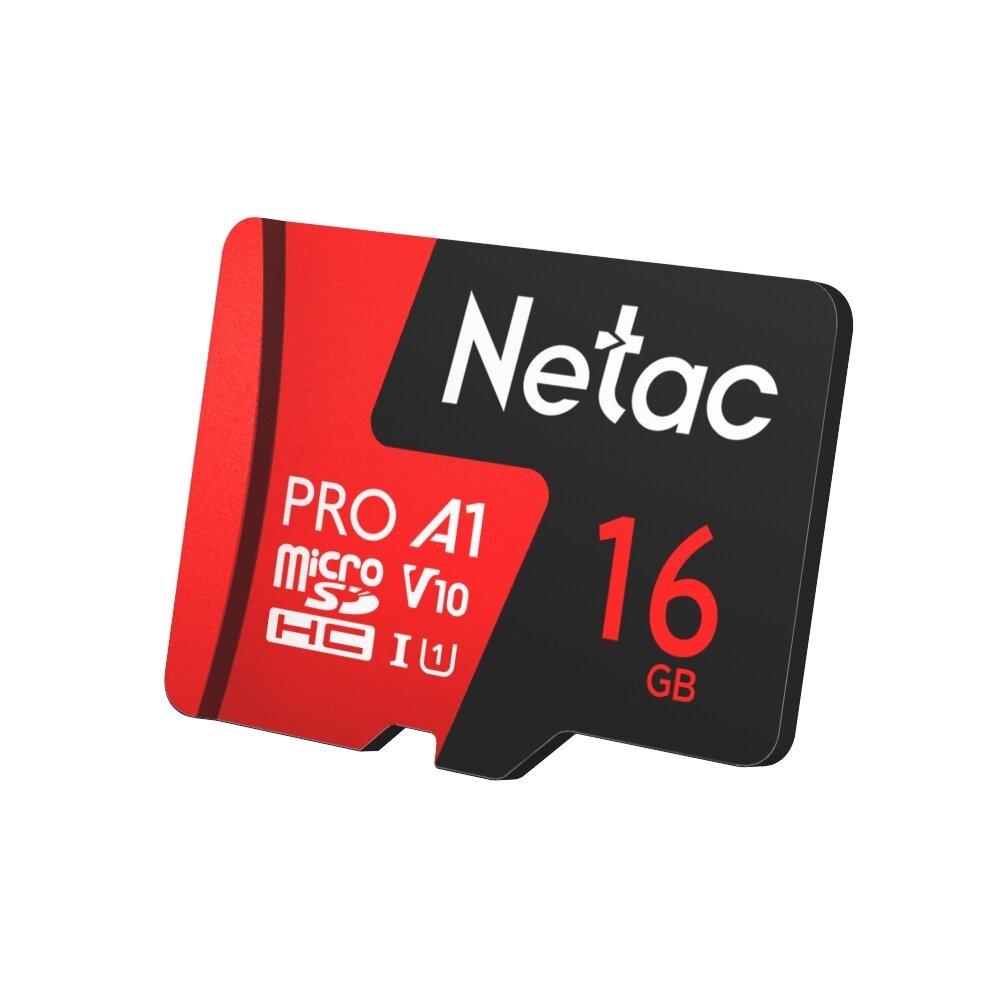Флеш-накопитель NeTac Карта памяти Netac MicroSD card P500 Extreme Pro 16GB, retail version w/SD adapter
