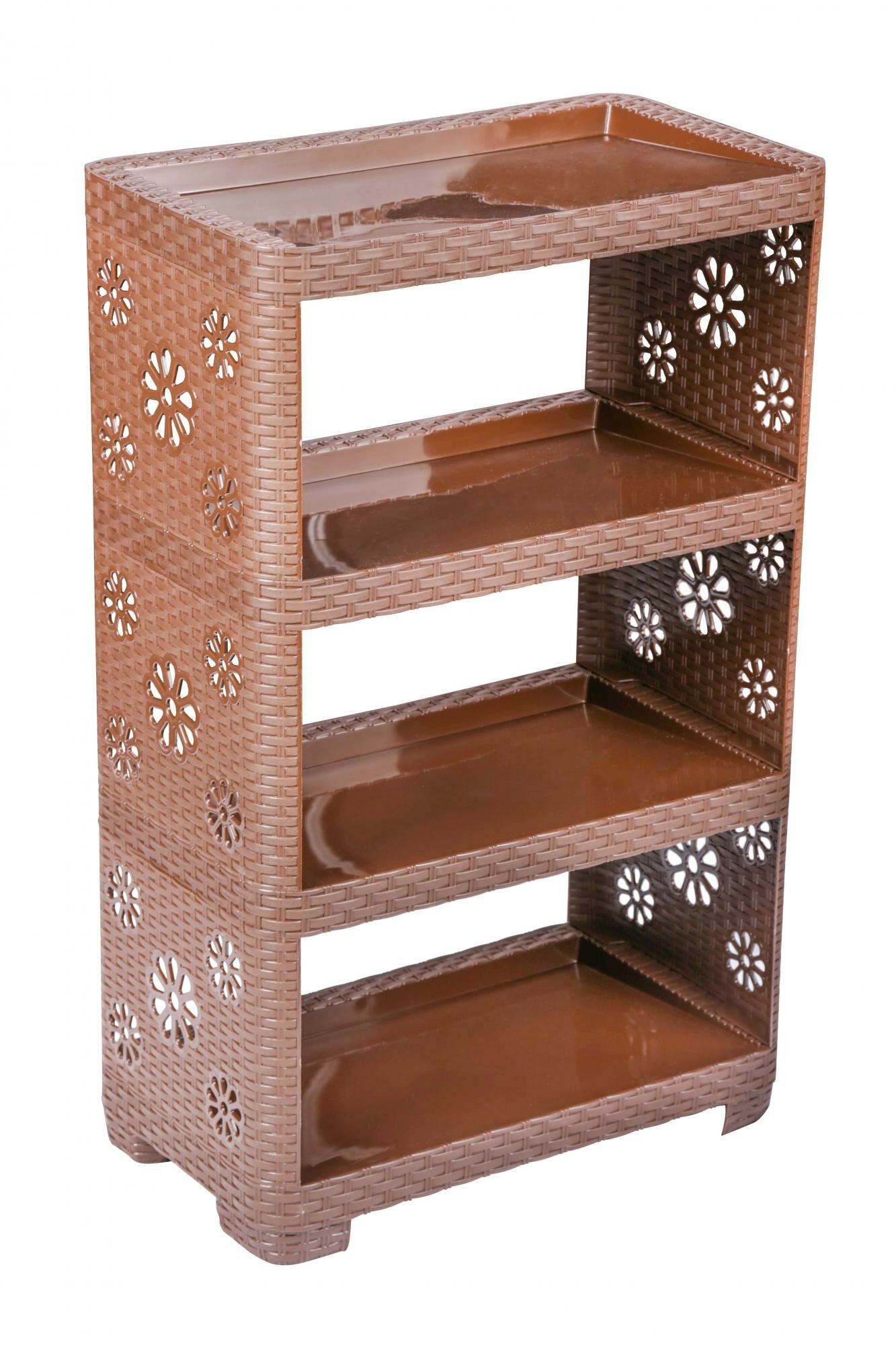 Этажерка для обуви 4 секции М7057 Альтернатива венге