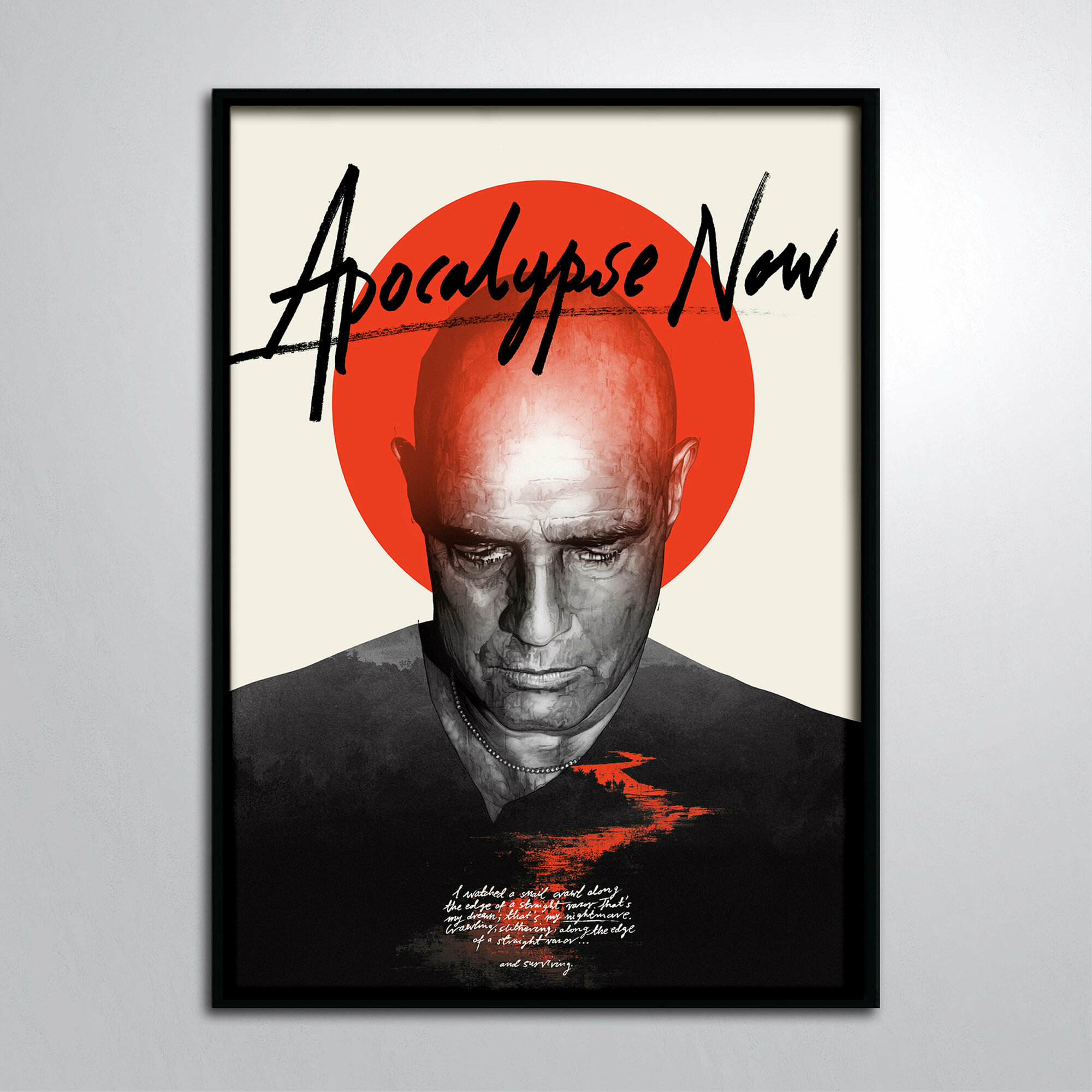Постер без рамы/Коппола Марлон Брандо Апокалипсис сегодня Арт Закат Apocalypse Now