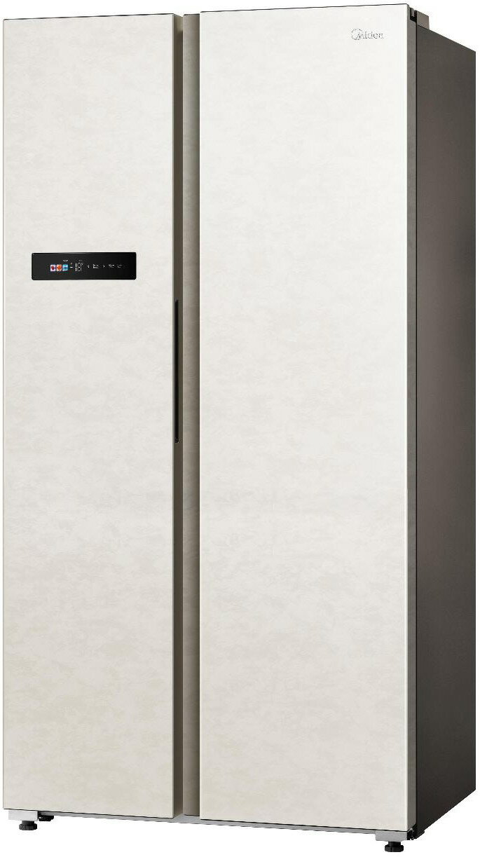 Холодильник Side-by-Side Midea MDRS791MIE33 No frost, бежевый — фото 1