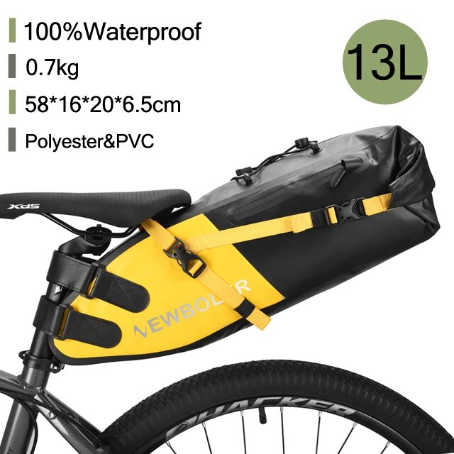 Велосумка NEWBOLER 13л, водонепроницаемая, PAC040-13L2