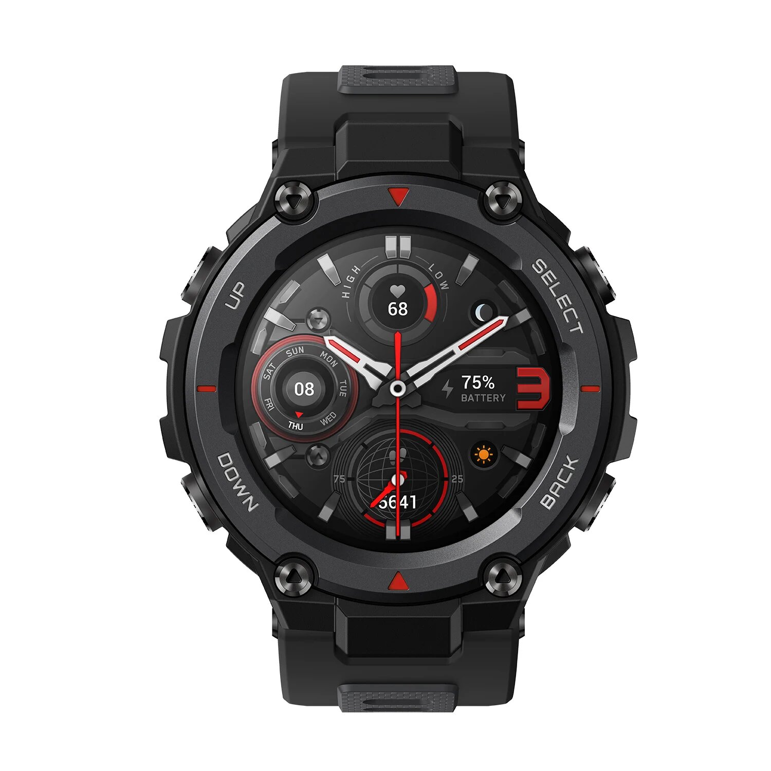 Amazfit T-Rex Pro умные часы для мужчин T Rex Pro Black