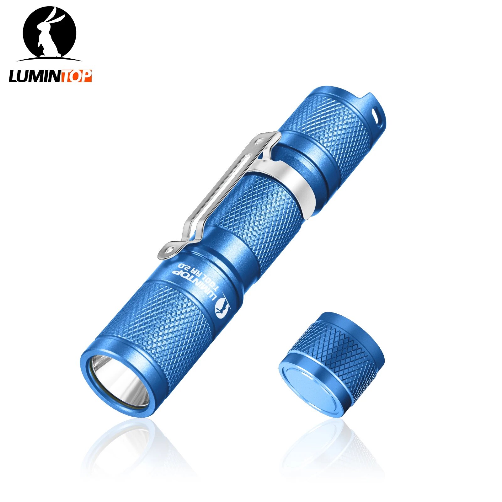 Lumintop TOOL AA V3.0 синий фонарик 900 люмен Синий, With Mag tail