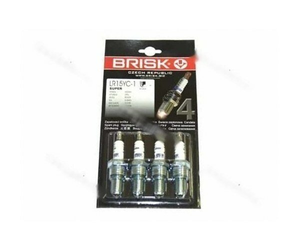 Свечи Brisk 2108-10 LR15YC-1 для инжекторных ВАЗ 8кл