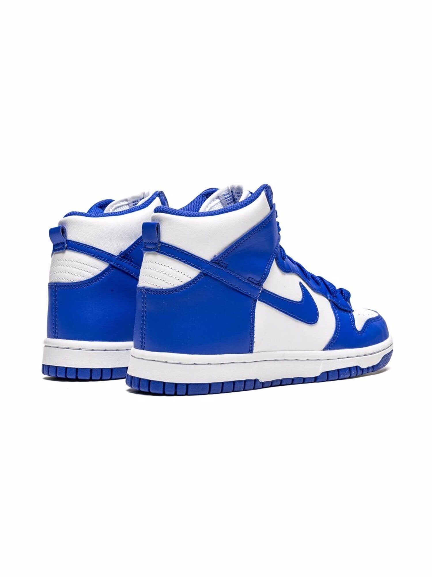 Кроссовки NIKE Dunk High Game Royal, размер 37.5 EU, белый — фото 1