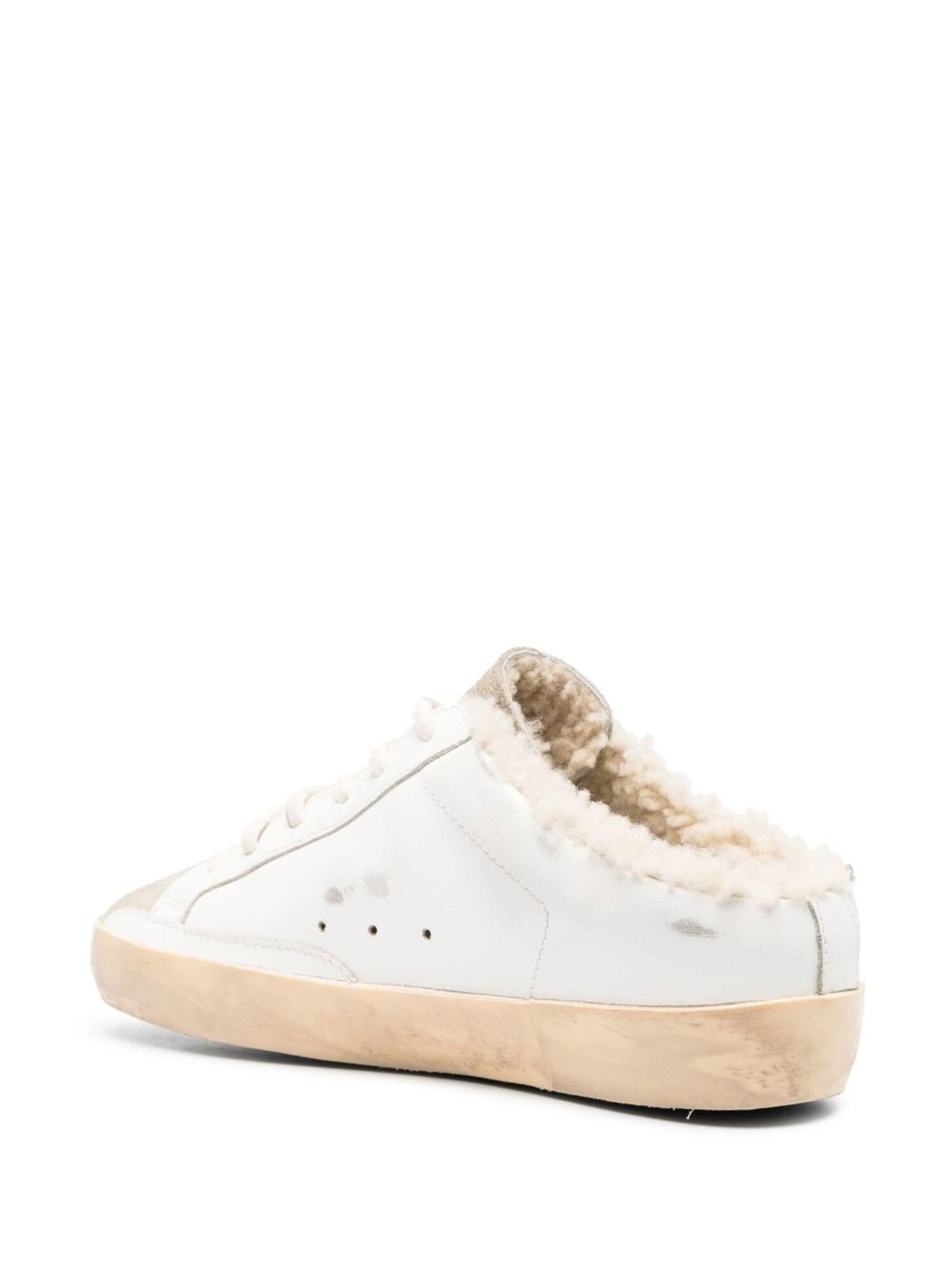 Кроссовки Golden Goose Superstar Sabots, размер 37, бежевый/белый — фото 1
