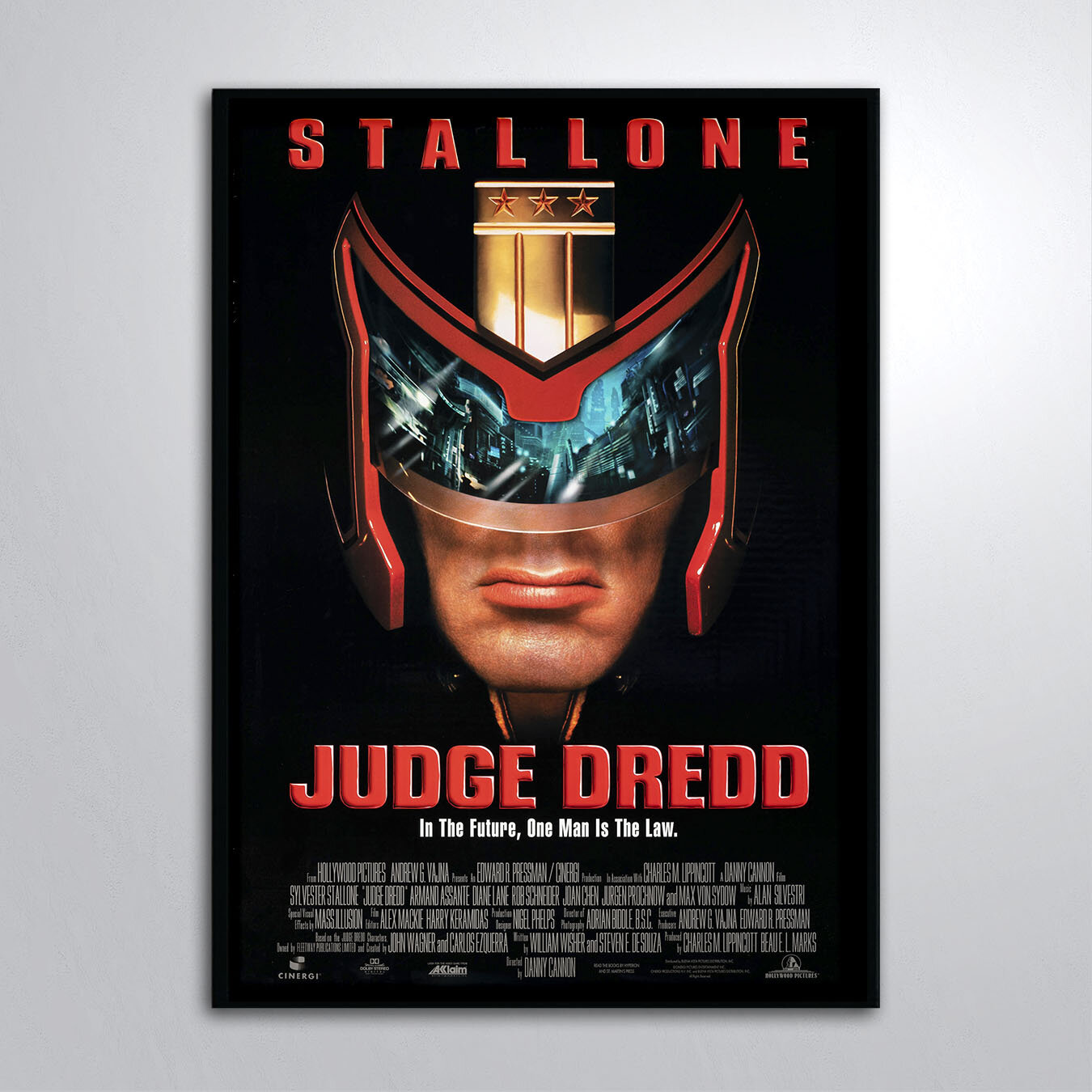 Постер без рамы/Судья Дредд Сильвестр Сталлоне Judge Dredd