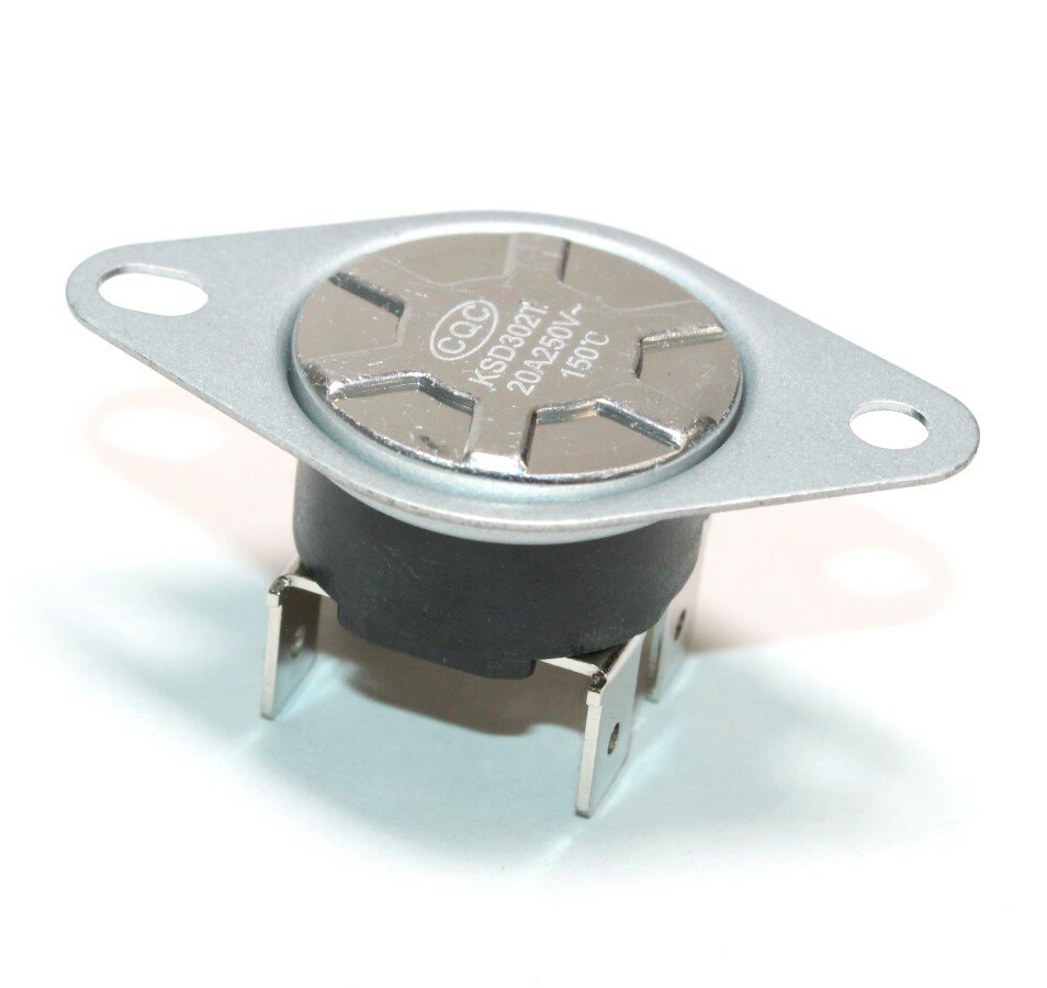 Термостат KSD-302T-20-150NC-R 150°C 20A D-24mm 4pin