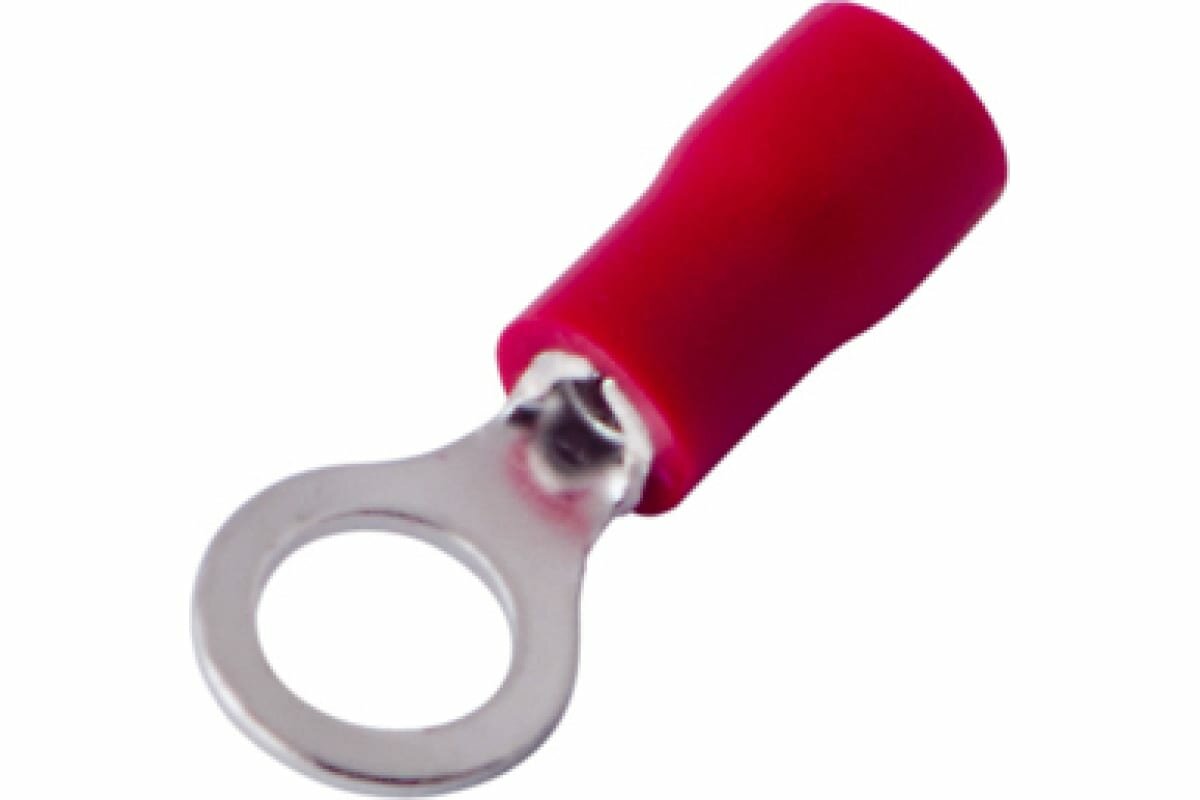 Наконечник КВТ НКИ 1.5-3 кольцевой изолированный 0.25–1.5мм М3 19А красный [уп.100шт] 47471