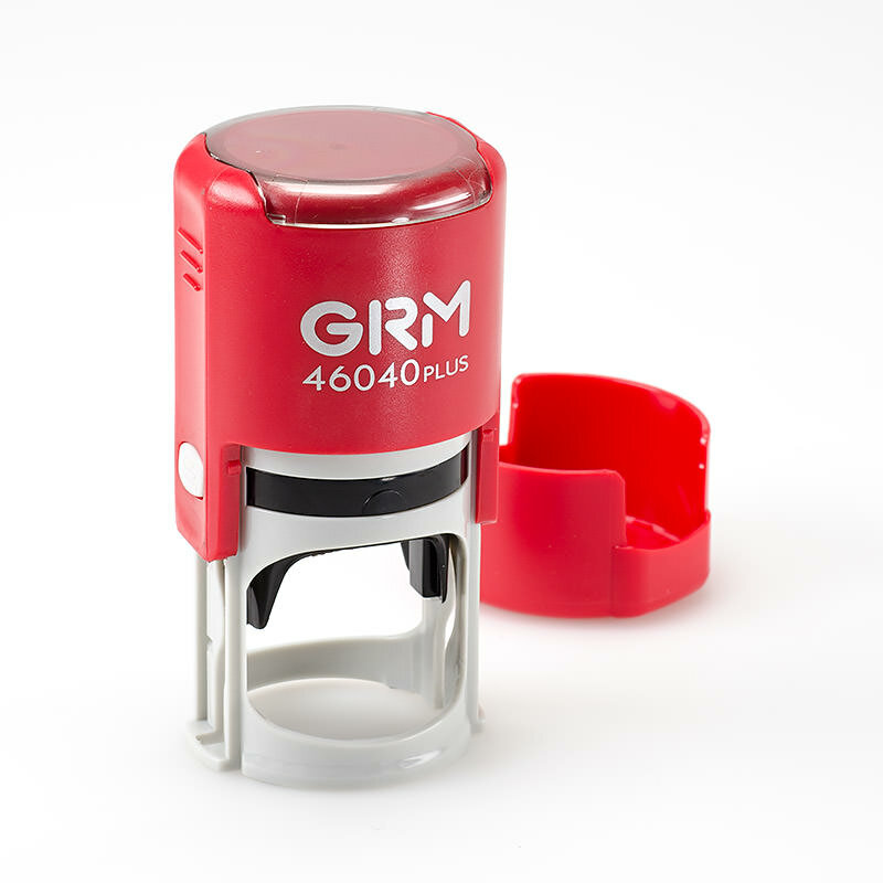 GRM 46040 Plus. Оснастка для печати в боксе, д.40мм, красный корпус