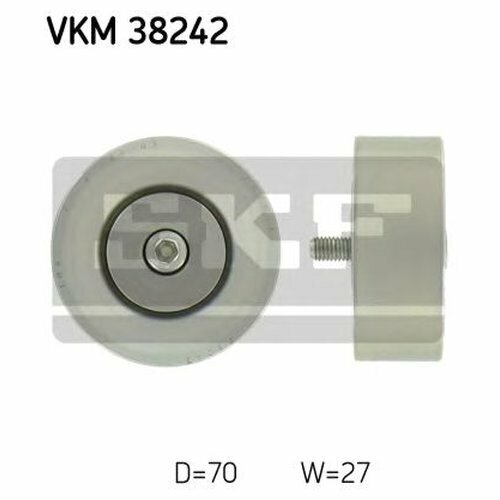 Ролик приводного ремня SKF VKM38242 для BMW 3 серия E46, E90, E91, E92, 5 серия E60, E61, 6 серия E63, E64, 7 серия,