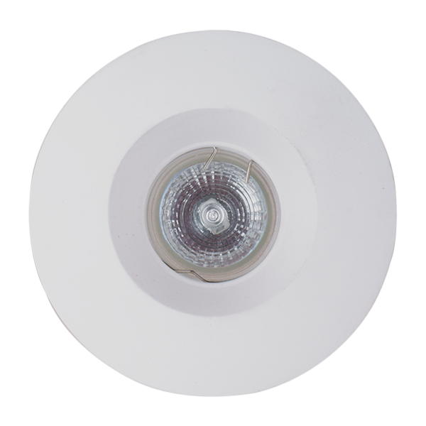 Светильник гипсовый встраиваемый Светкомплект AZL 02 WH Ø130мм белый