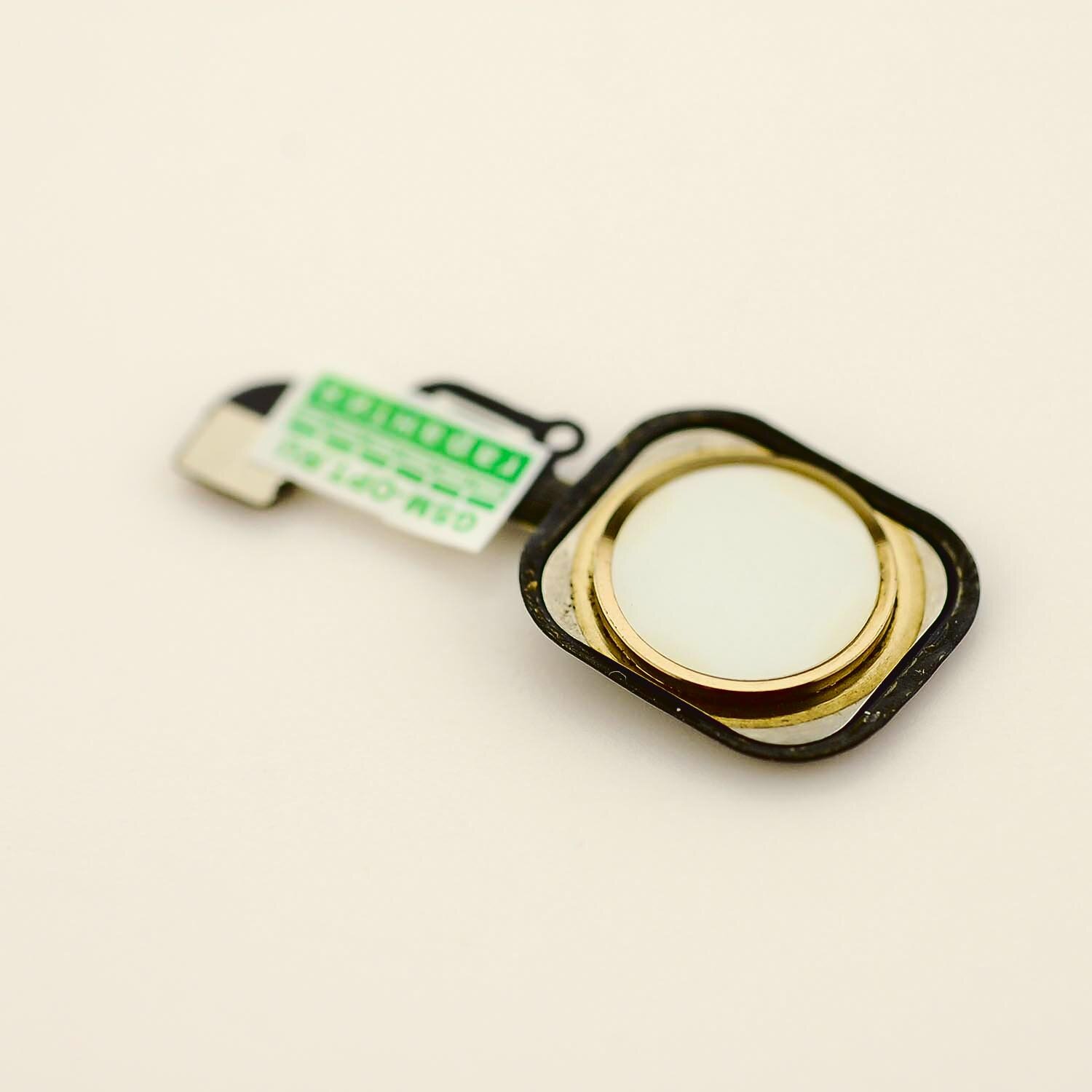 Кнопка HOME для iPhone 6/ 6 Plus на шлейфе, с клавишей, золото